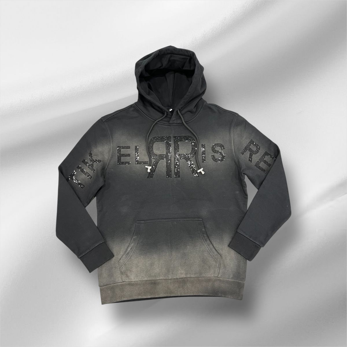 Reelistik "Double R" Rhinestone Hoodie – DressCode